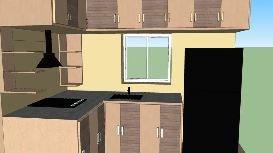 modular kitchen model | 3D Warehouse