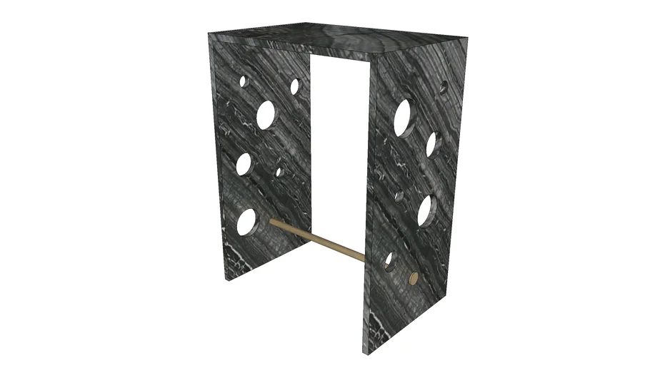 KAO Bench/Support Table for PIETRA DI CASA byannopei | 3D Warehouse