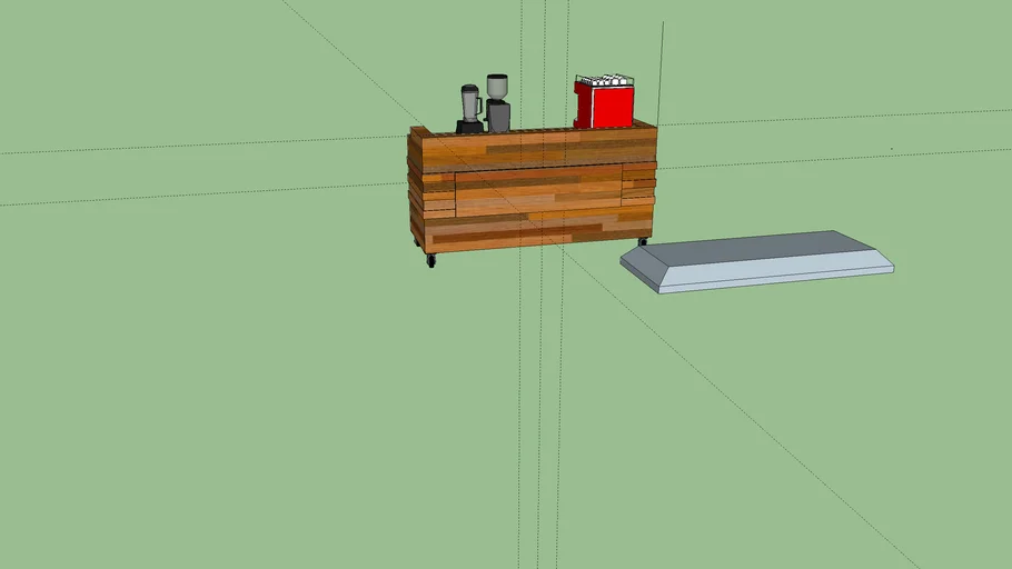 coffee cart | 3D Warehouse