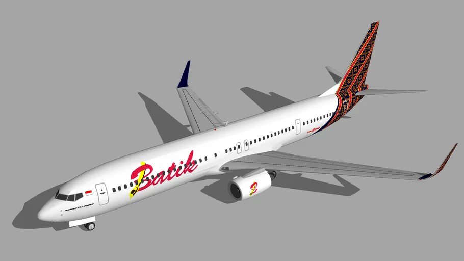 Batik Air Boeing 737-900ER 2 | 3D Warehouse
