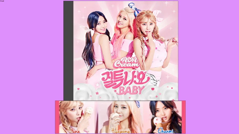 AOA CREAM - I'm Jelly BABY CD Box] | 3D Warehouse