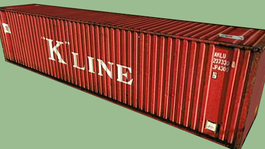 K-Line Container ''40'' | 3D Warehouse