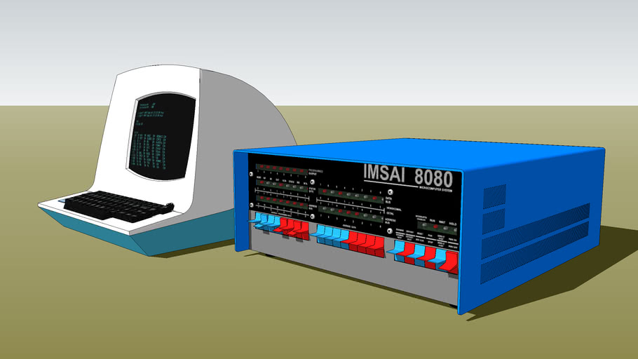 IMSAI8080 and ADM-3A | 3D Warehouse