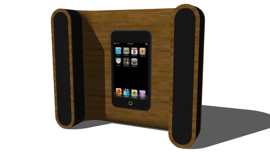 my i pod touch and concept stand / speaker system | 3D Warehouse