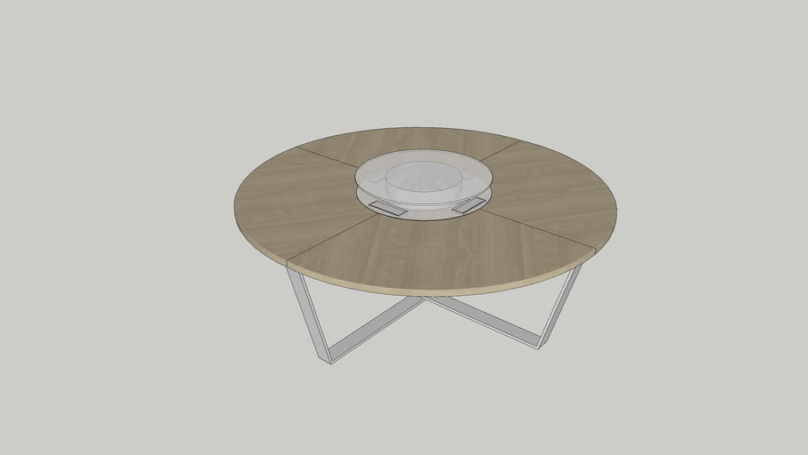 Round conference table | 3D Warehouse