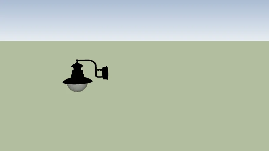 Applique mural indu | 3D Warehouse