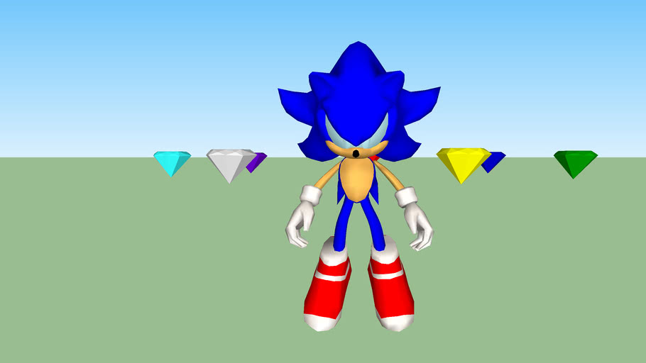 Sonic Chronicles - Hypnotized Sonic | 3D Warehouse