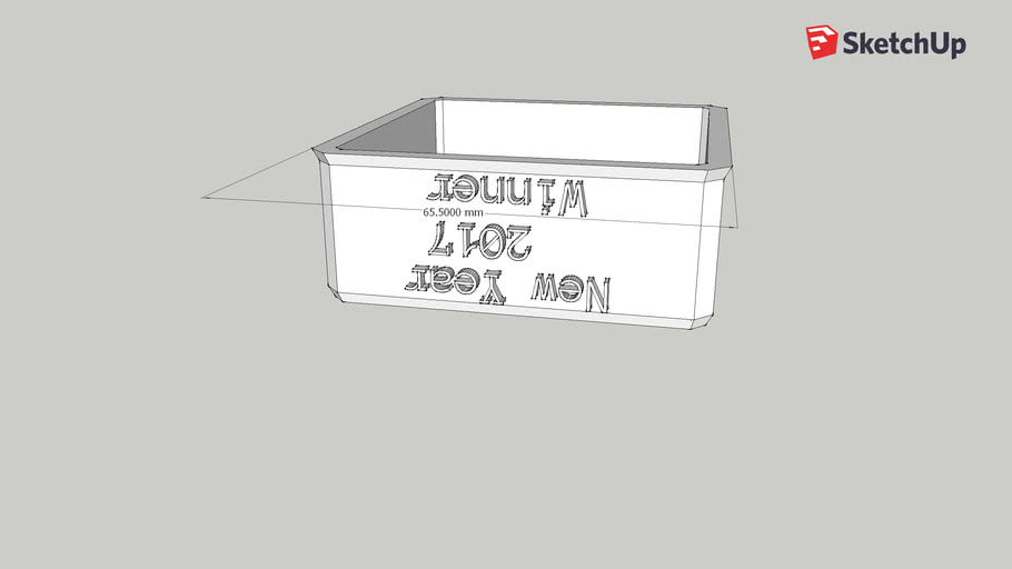 Trophy Base Printable | 3D Warehouse