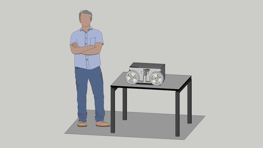 IBM 1134 PAPER TAPE READER | 3D Warehouse