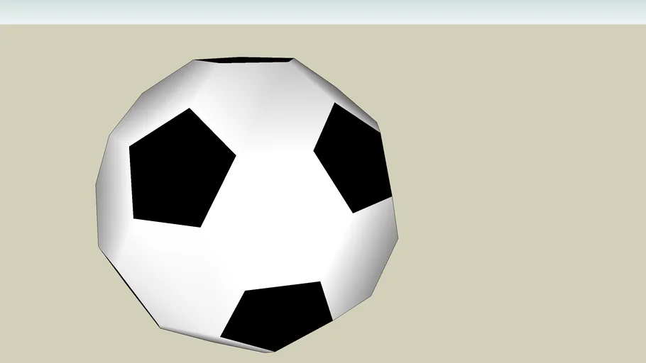 Low Poly Soccer Ball | 3D Warehouse
