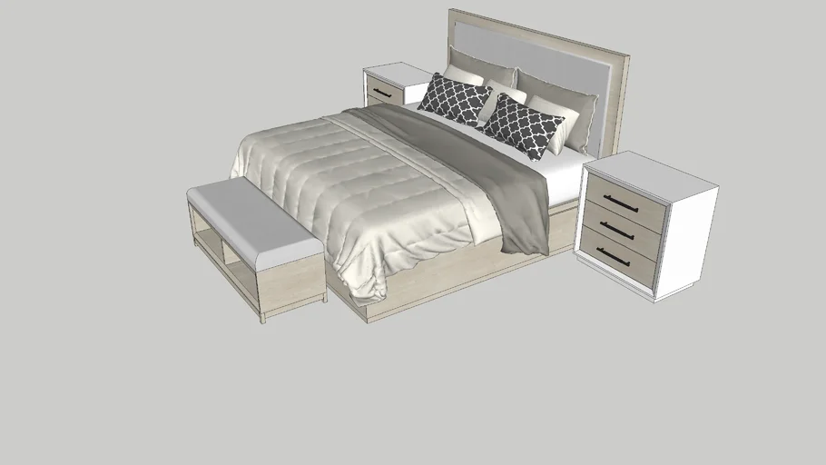 Boca Grande King Bed | 3D Warehouse