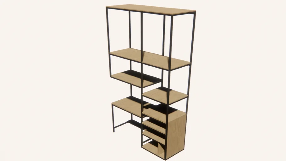 Computer rack, office desk | 3D Warehouse
