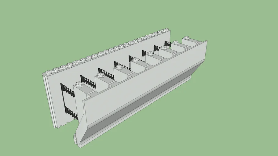 LiteForm ICF 8in Brickledge Block | 3D Warehouse