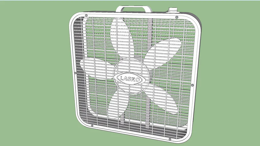 Lasko Box Fan | 3D Warehouse