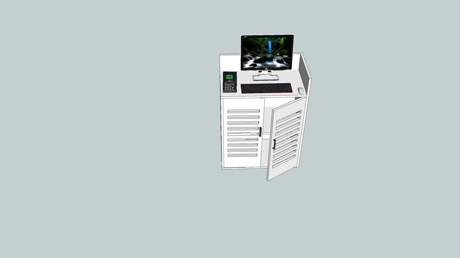 Computer Counter Module | 3D Warehouse