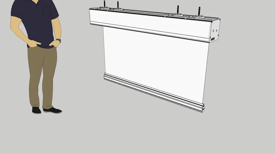 Vertical-box Slim SL2000 - motorizado - sem guias | 3D Warehouse