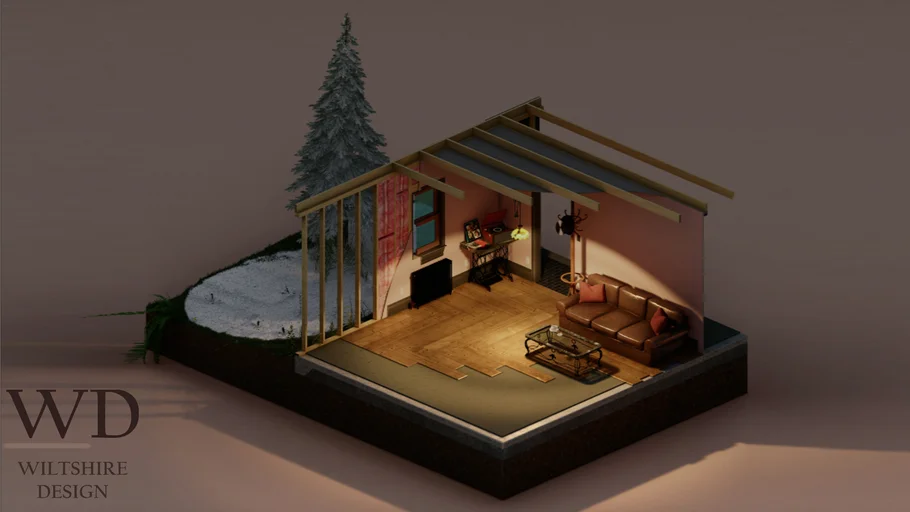 Axonometric Stick Frame Model | 3D Warehouse