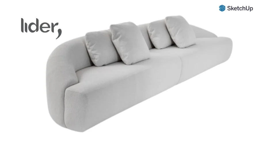 Sofá Pouso - Lider | 3D Warehouse