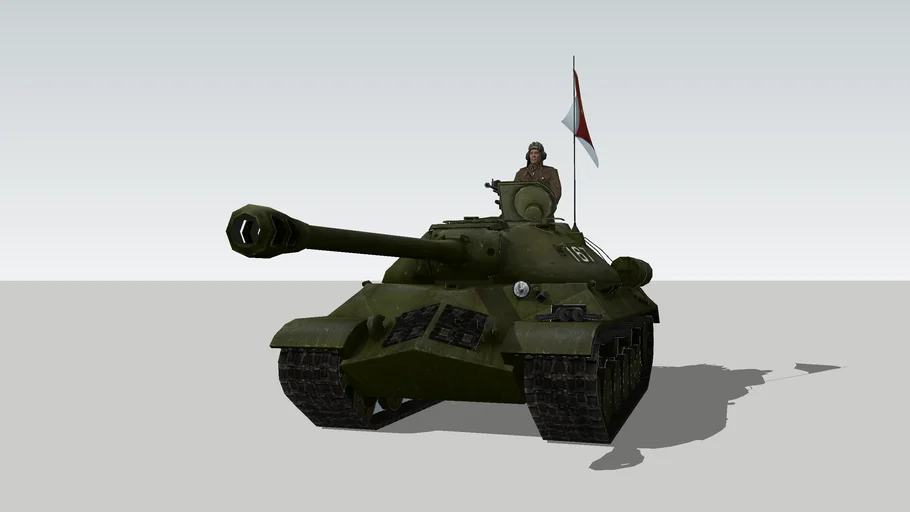 Soviet IS-3 Heavy Tank Set 01 | 3D Warehouse