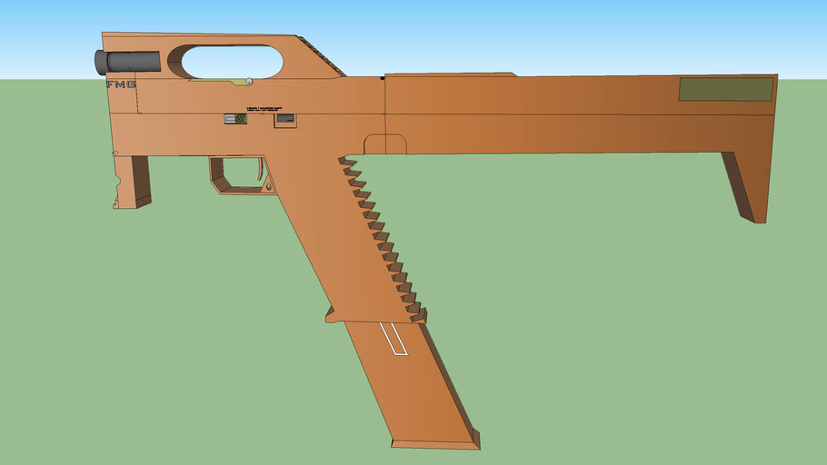 FMG9 Weapon-Gold | 3D Warehouse
