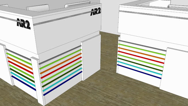 counter receptions | 3D Warehouse