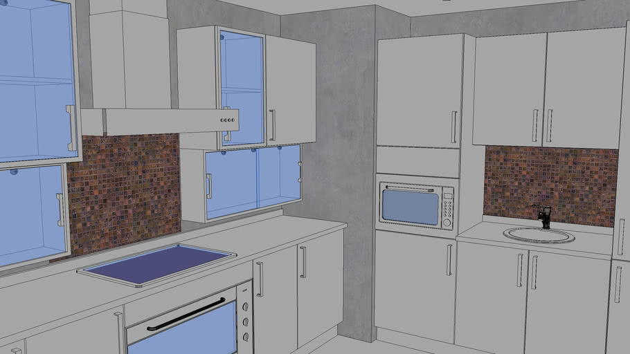 Kitchen Sample K1 | 3D Warehouse