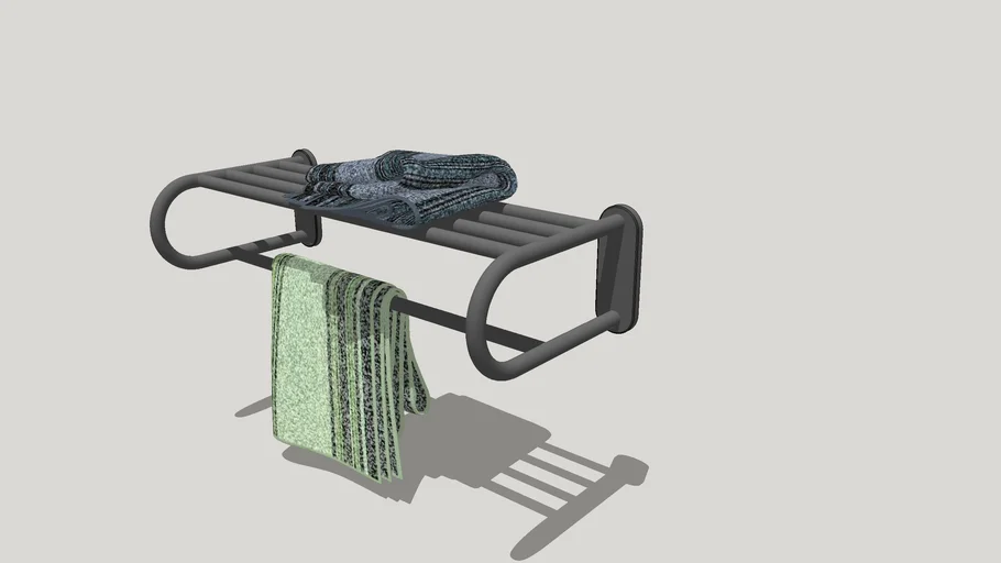 Hanger with a shelf | 3D Warehouse