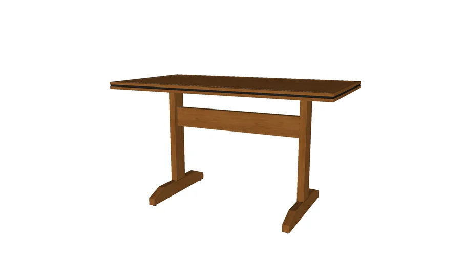 Wooden table | 3D Warehouse