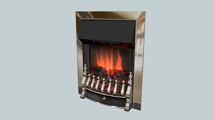 'Brass Flame Effect'... Electric Fan Fire... | 3D Warehouse