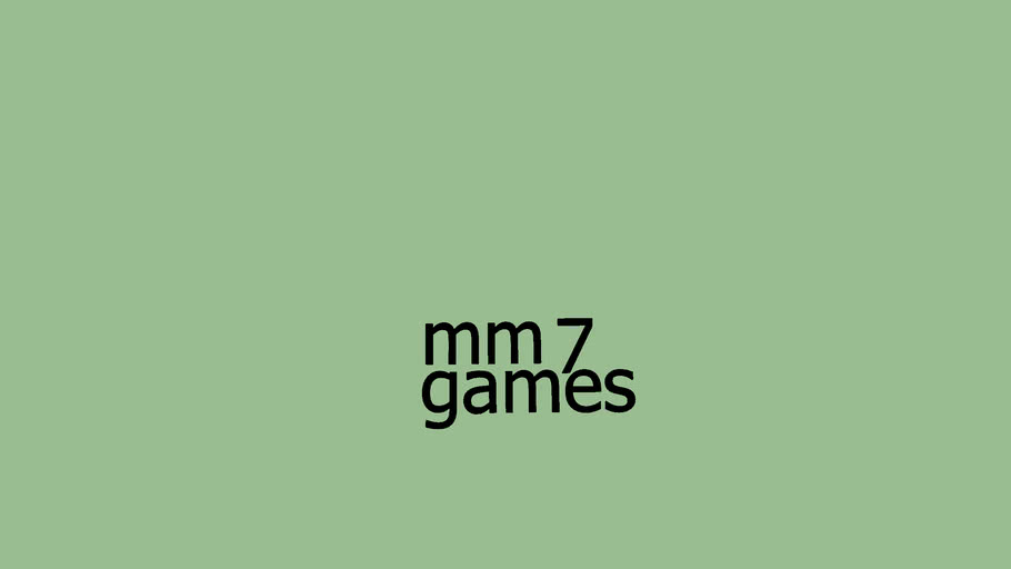 mm7games | 3D Warehouse