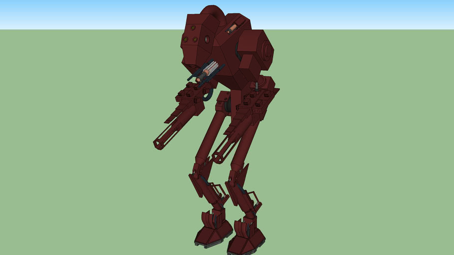 Fuji General Shuriken Heavy Attack Mech | 3D Warehouse