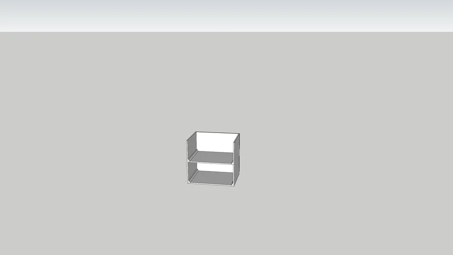 Base sink carcass drawer 2 600w-750h | 3D Warehouse