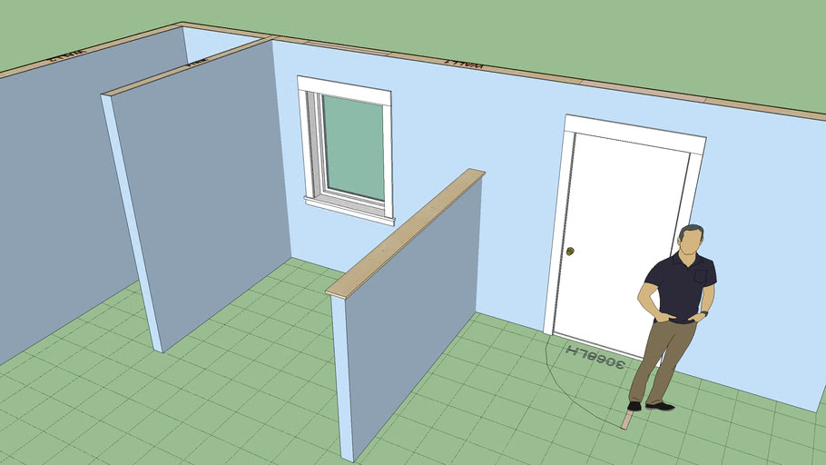 Half Wall | 3D Warehouse