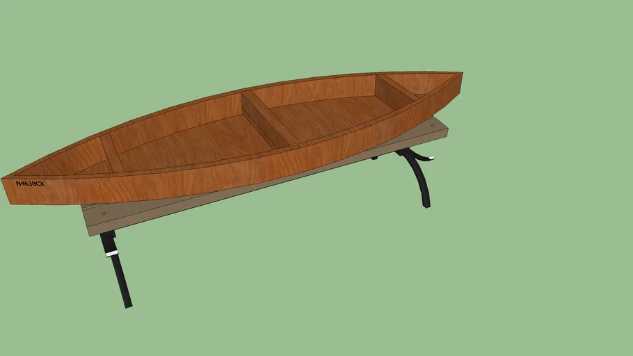 Canoe Bench | 3D Warehouse