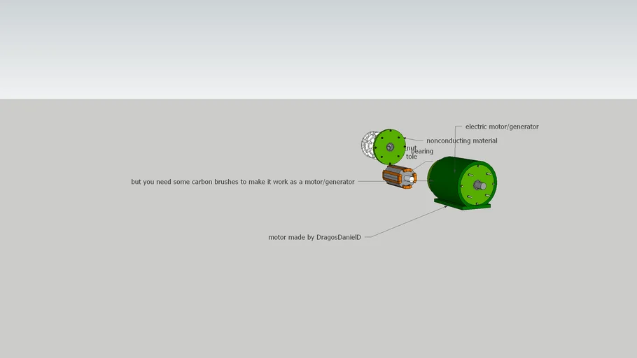 electric motor /generator | 3D Warehouse