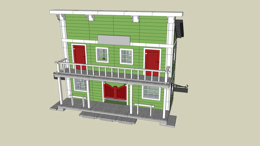 Exin West 3D: Saloon | 3D Warehouse