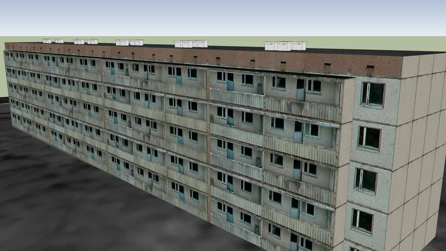 Lesya Ukrainka street 4b building (Pripyat) | 3D Warehouse