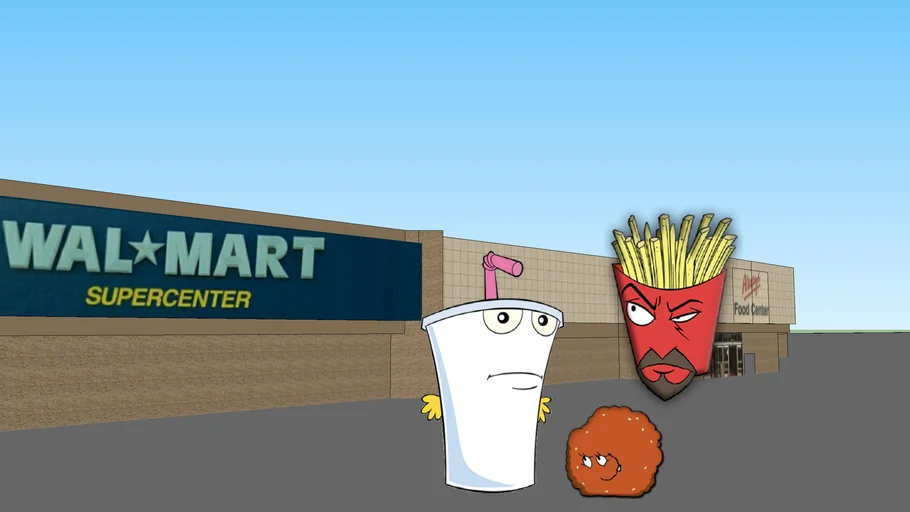 Master Shake Meatwad & Frylock at Walmart Supercenter | 3D Warehouse