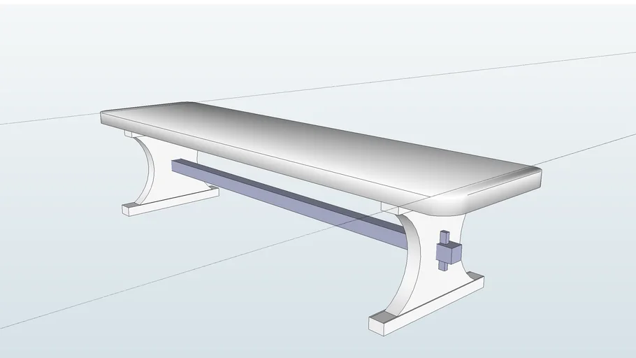 Rustic bench | 3D Warehouse