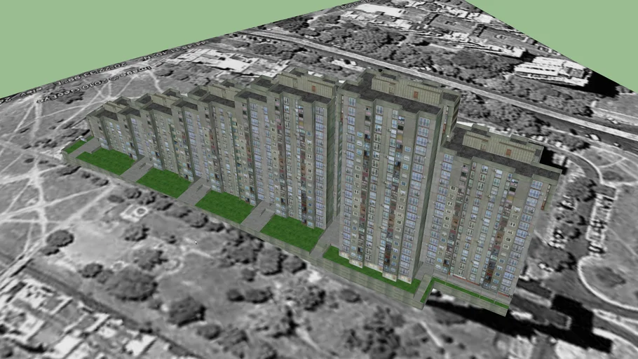 Blok 62, Jurija Gagarina br. 126, 128, 130, 132, 134, 136, Novi Beograd ...