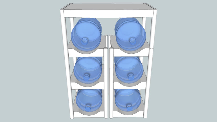 Water Jug Rack | 3D Warehouse