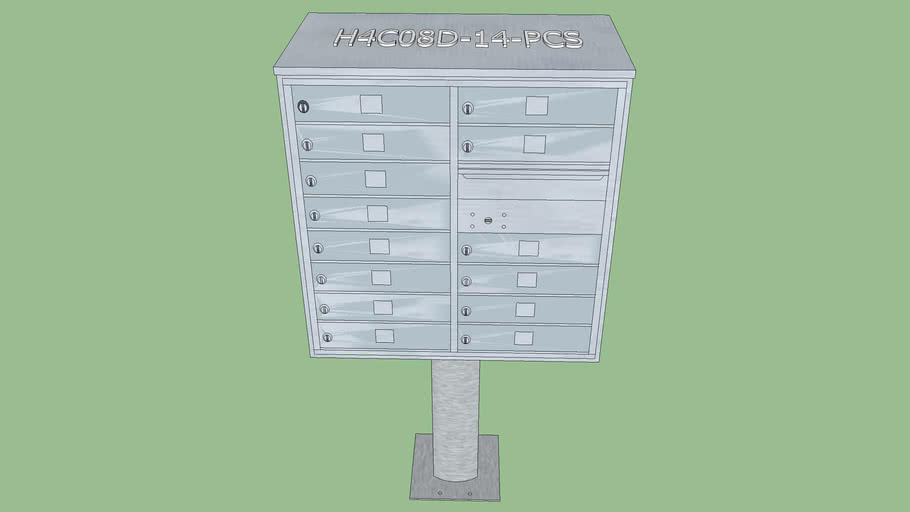Apartment Mailbox | 3D Warehouse