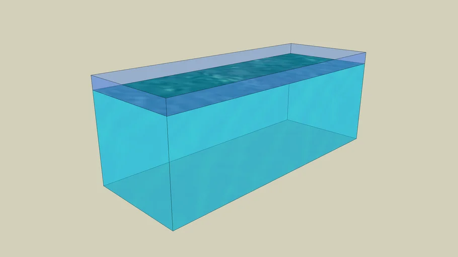 Fish Tank (120 x 45 x 45 cm]) | 3D Warehouse