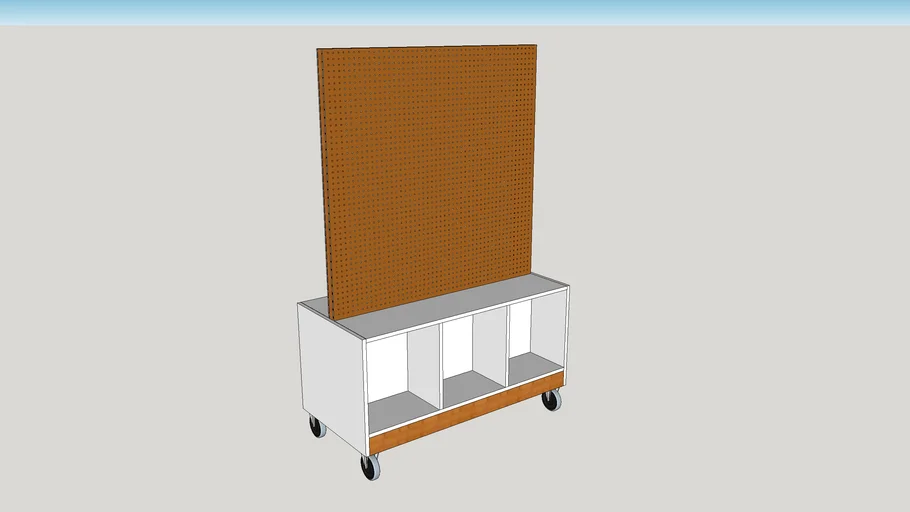Maker Space Movable Storage Wall | 3D Warehouse