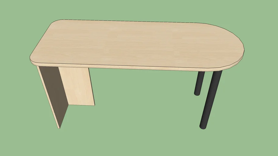 Simple Desk | 3D Warehouse
