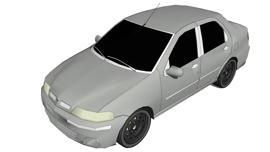 2000 Fiat Siena LXi | 3D Warehouse