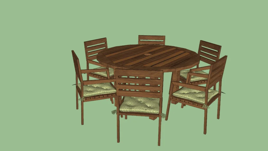 Garden Table | 3D Warehouse