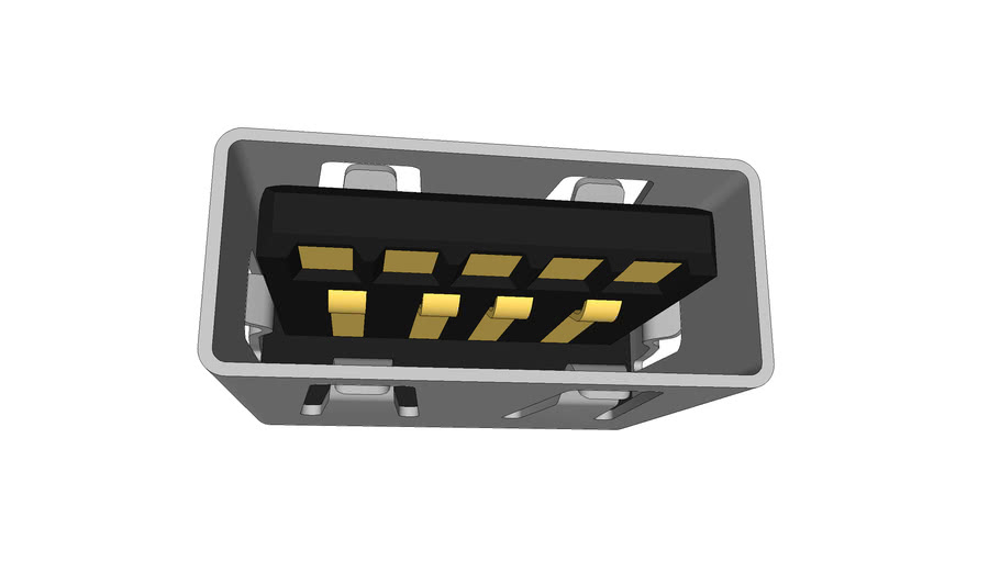 USB 3.0 Standard-A Receptacle | 3D Warehouse