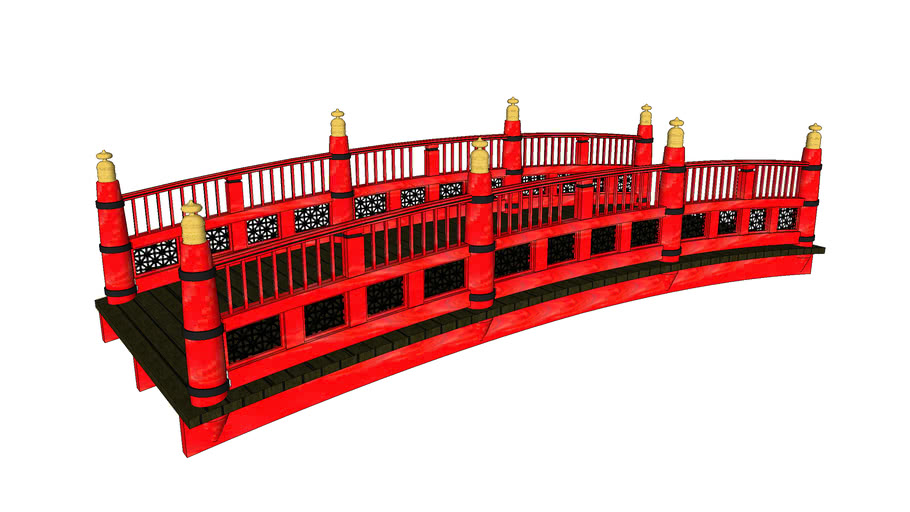 Japanese Bridge Jembatan 1 | 3D Warehouse