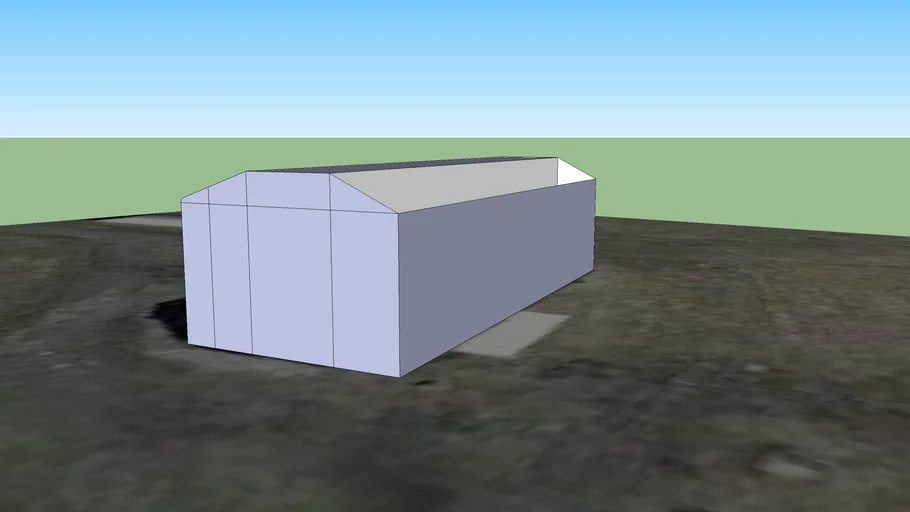 start of Ogdensburg state Hospital dairy barn.. | 3D Warehouse